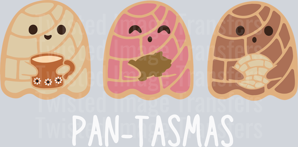 Funny Pantasmas Ghost Pan Dulce Halloween – Twisted Image Transfers