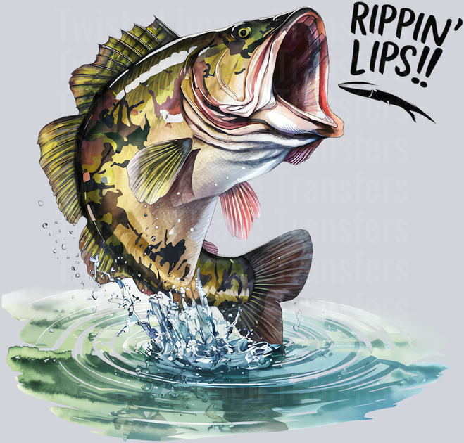 Rippin_ Lips Fish DTF (direct-to-film) Transfer – Twisted Image Transfers
