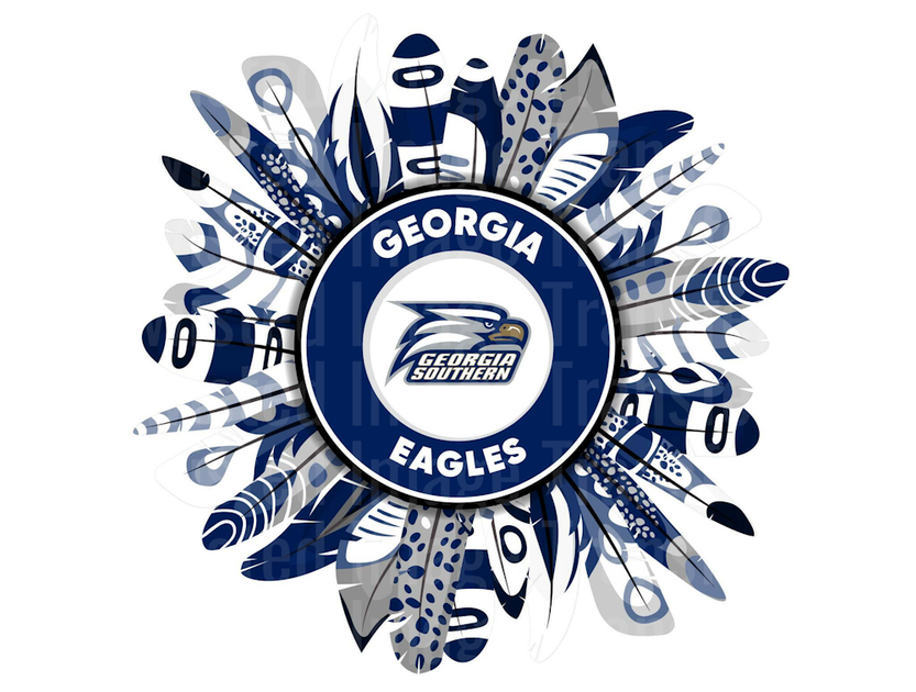 Georgia Eagles 20 oz Skinny Straight Tumbler Wrap – Twisted Image Transfers