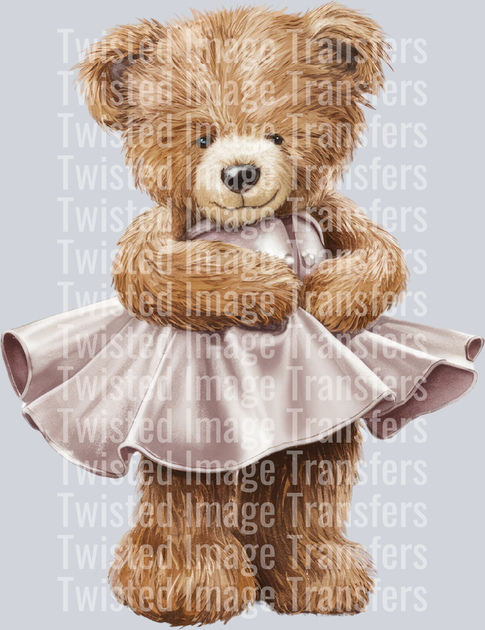Dressy Teddy Bear DTF (direct-to-film) Transfer – Twisted Image Transfers