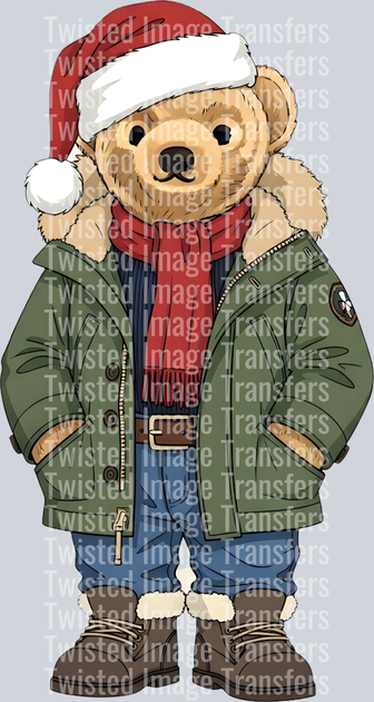 Christmas Teddy Bear – Twisted Image Transfers