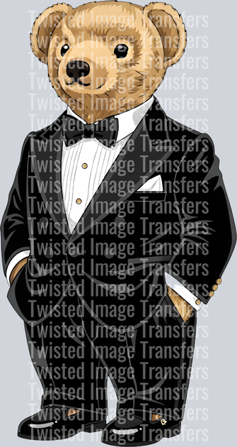 Teddy Bear in Tux – Twisted Image Transfers