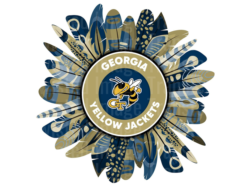 Georgia Yellow Jackets 20 oz Skinny Straight Tumbler Wrap – Twisted ...