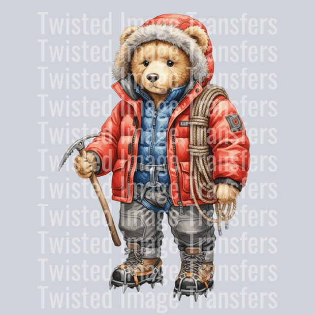 Climbing Teddy Bear DTF (direct-to-film) Transfer – Twisted Image Transfers