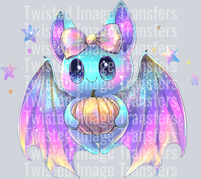 Iridescent Bat DTF (direct-to-film) Transfer – Twisted Image Transfers
