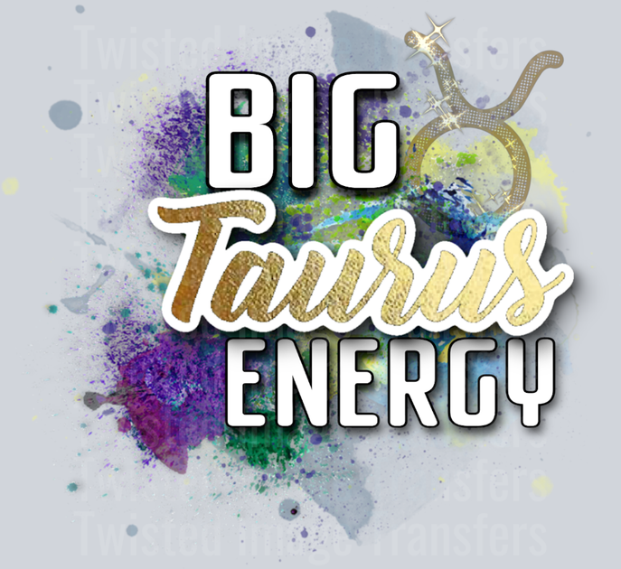 Taurus Big Energy Color Spots DTF (direct-to-film) Transfers – Twisted ...