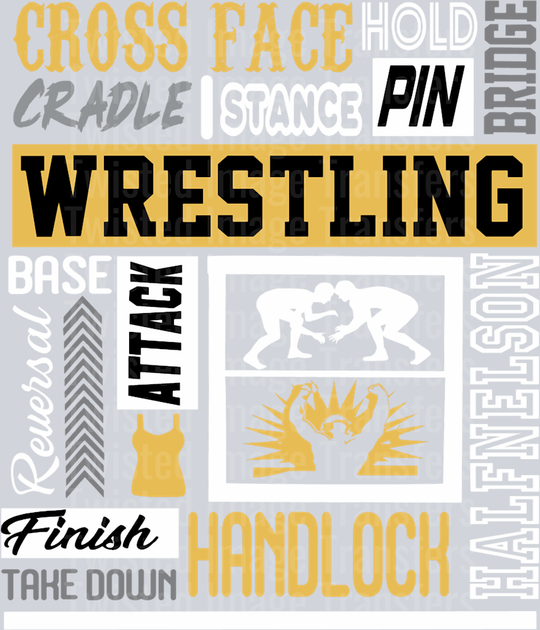 Cross Face Wrestling Handloch DTF (direct-to-film) Transfers – Twisted ...