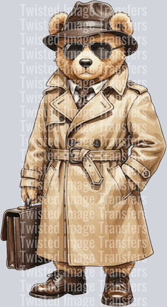 Spy Teddy Bear – Twisted Image Transfers