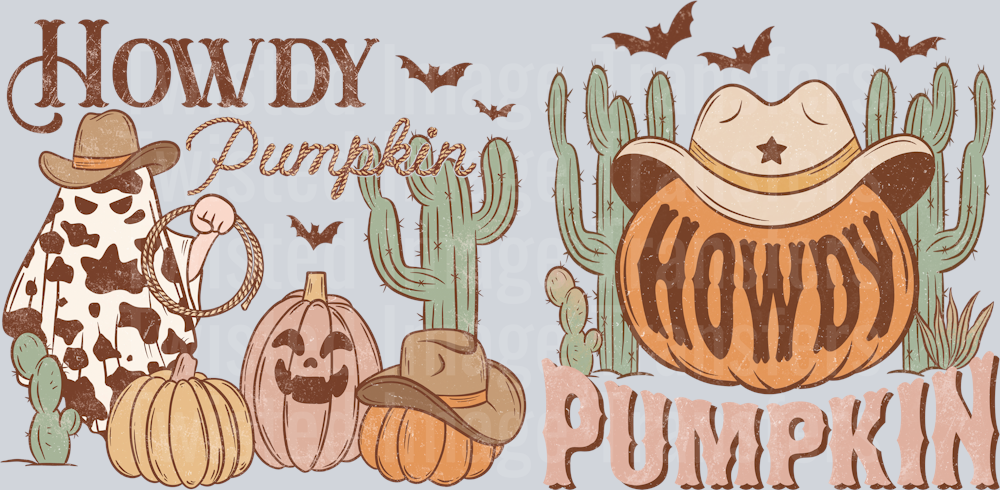 Howdy Cow Print 16 oz. Libbey Glass Can Wrap UV DTF – Twisted Image ...