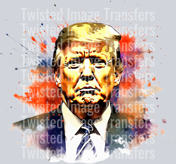 Colorful Trump DTF (direct-to-film) Transfer – Twisted Image Transfers