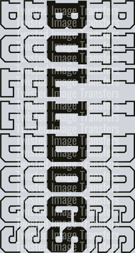 Stacked Bulldogs Vertical DTF (direct-to-film) Transfer – Twisted Image ...