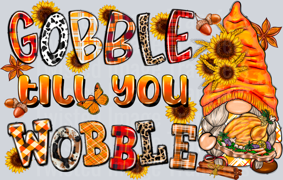 Wobble Gnome DTF (direct-to-film) Transfer – Twisted Image Transfers