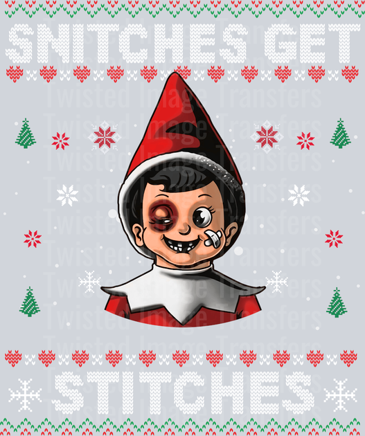 Beat Up Elf Ugly Sweater – Twisted Image Transfers