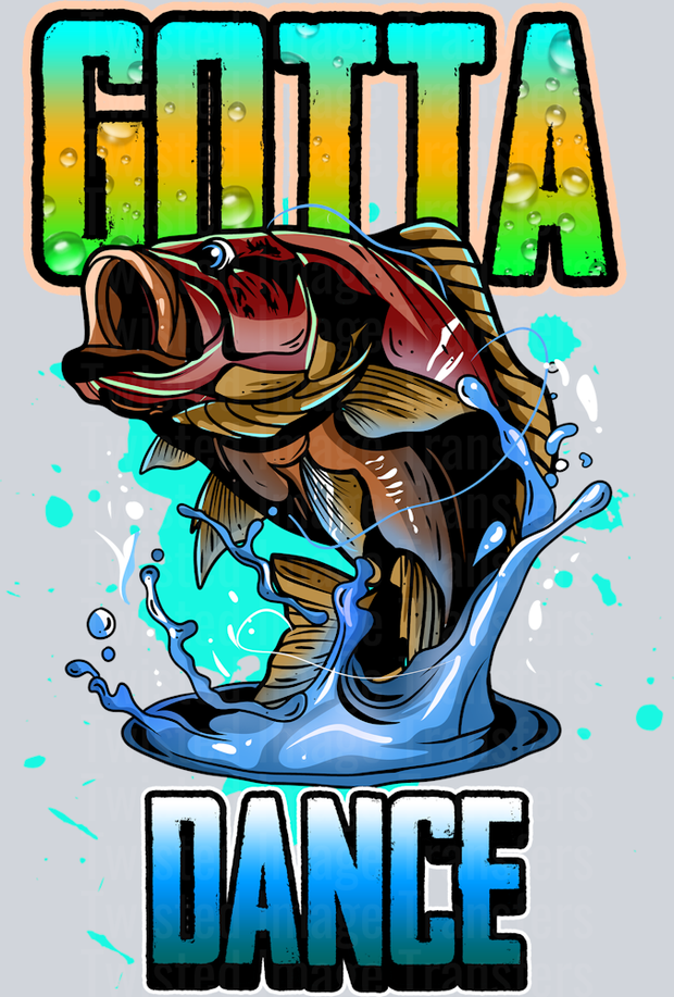 Gotta Dance Fish Jumping – Twisted Image Transfers
