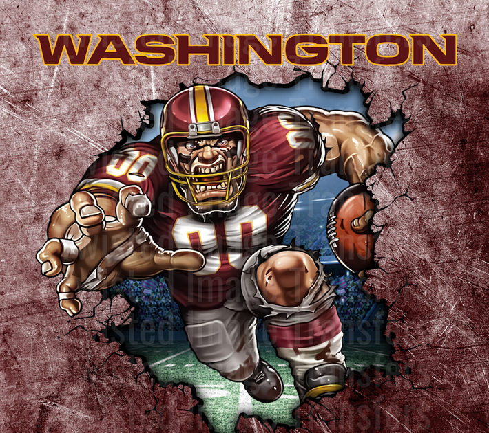 Washington Commanders With Animated Football Player_ – Twisted Image ...