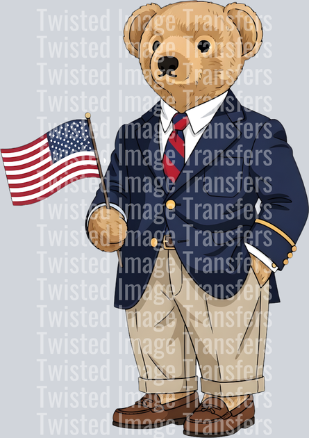 American Teddy Bear – Twisted Image Transfers
