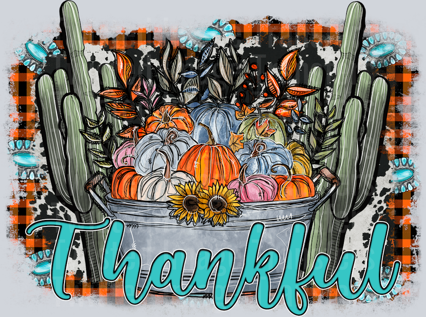 Thankful Bucket DTF (direct-to-film) Transfer – Twisted Image Transfers
